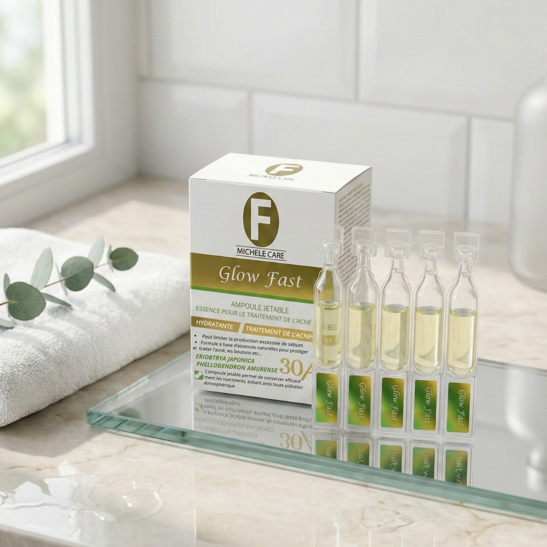 Glow Fast serum en Ampoules pour le Traitement de l’acné – michele-care